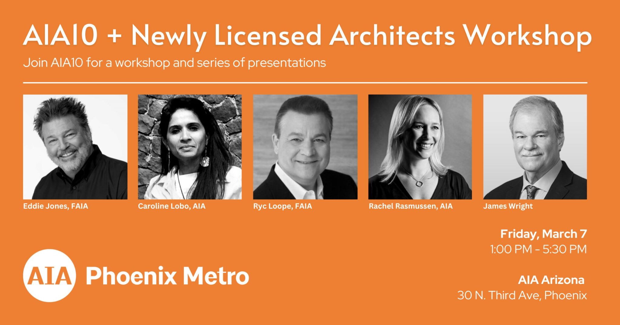 AIA10 + Newly Licensed Architects Workshop - AIA Arizona