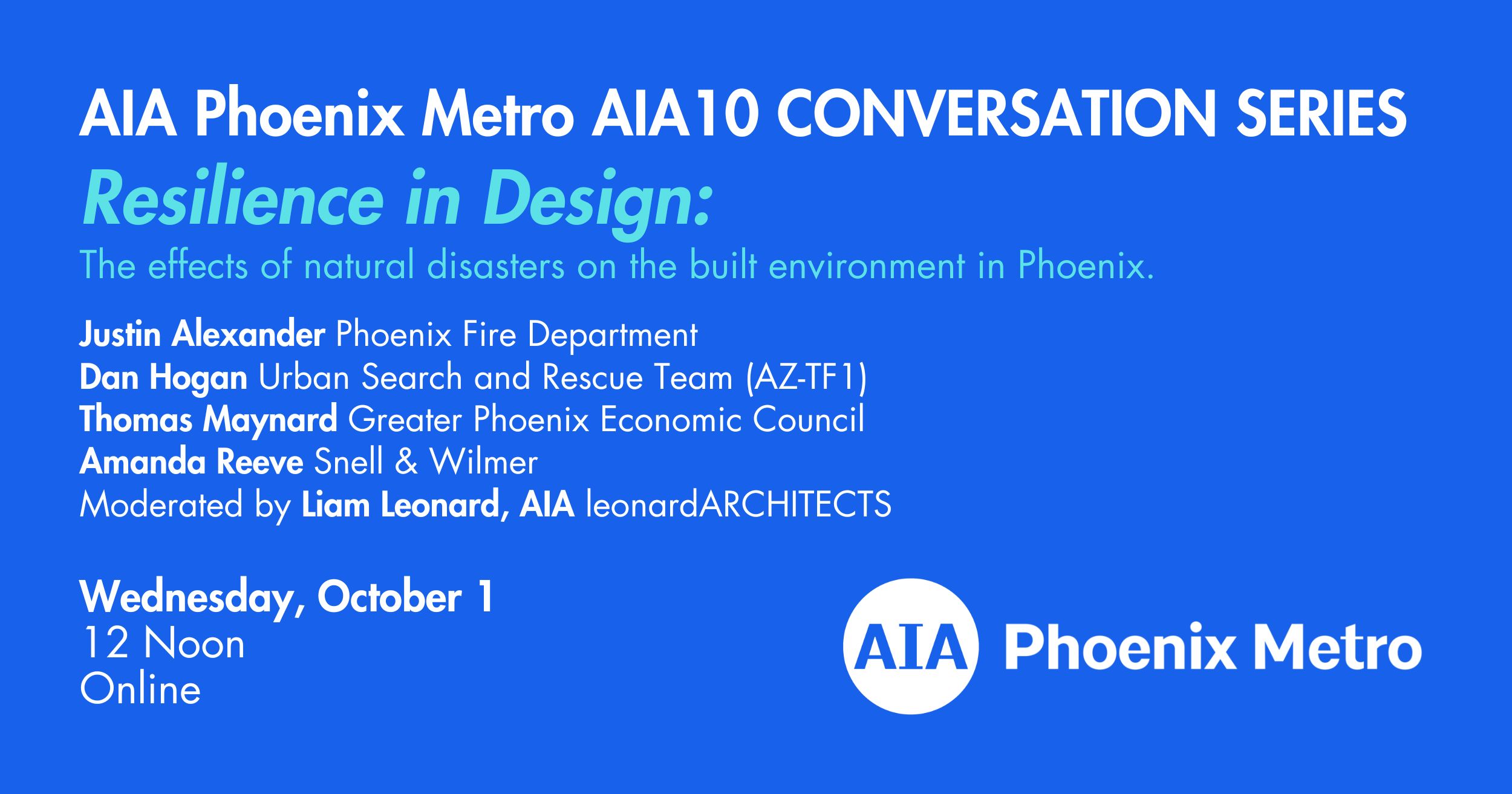 AIA10 Conversation Series - Part 1 - AIA Arizona